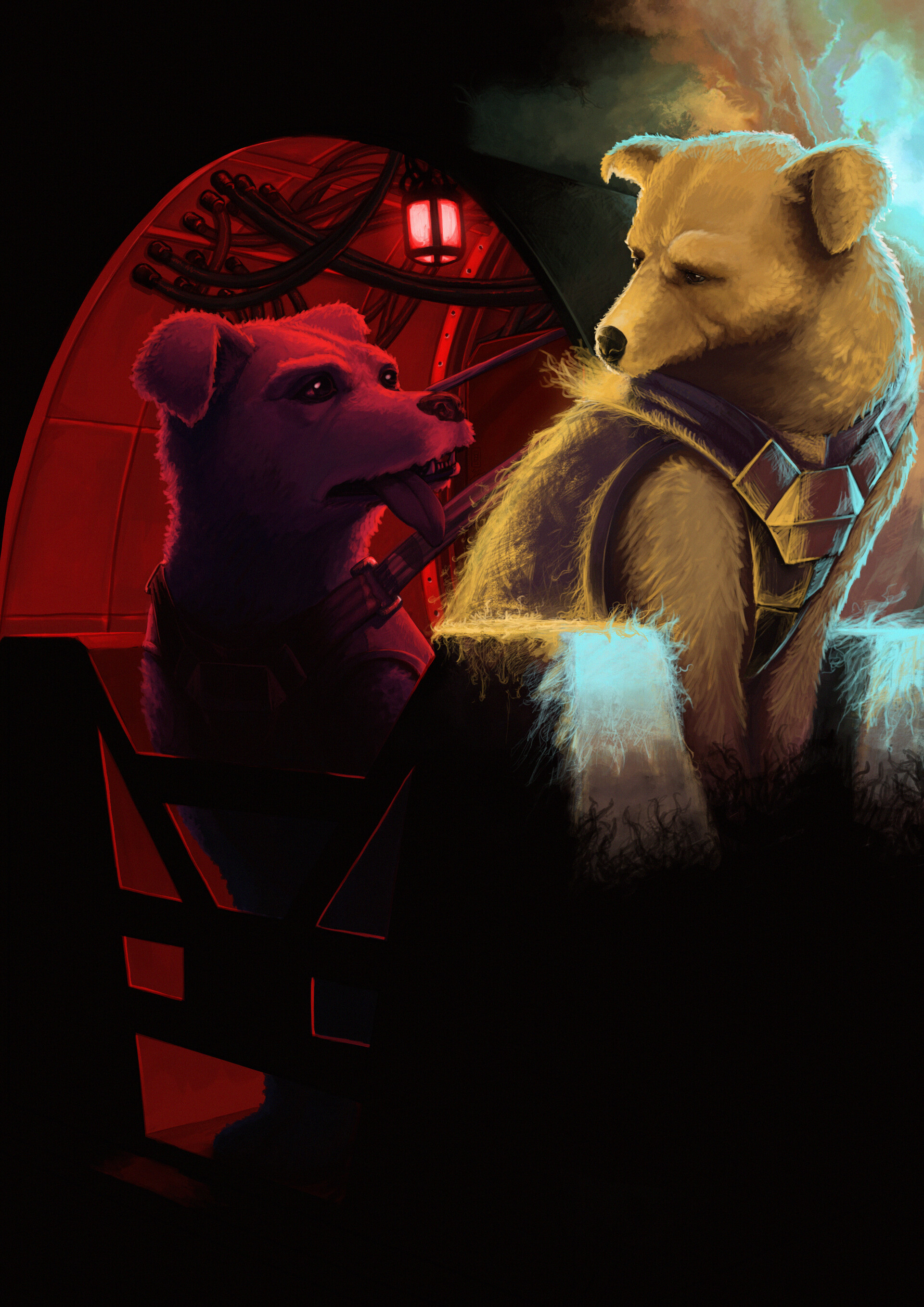 ArtStation - The Dog and Her Machine (4)