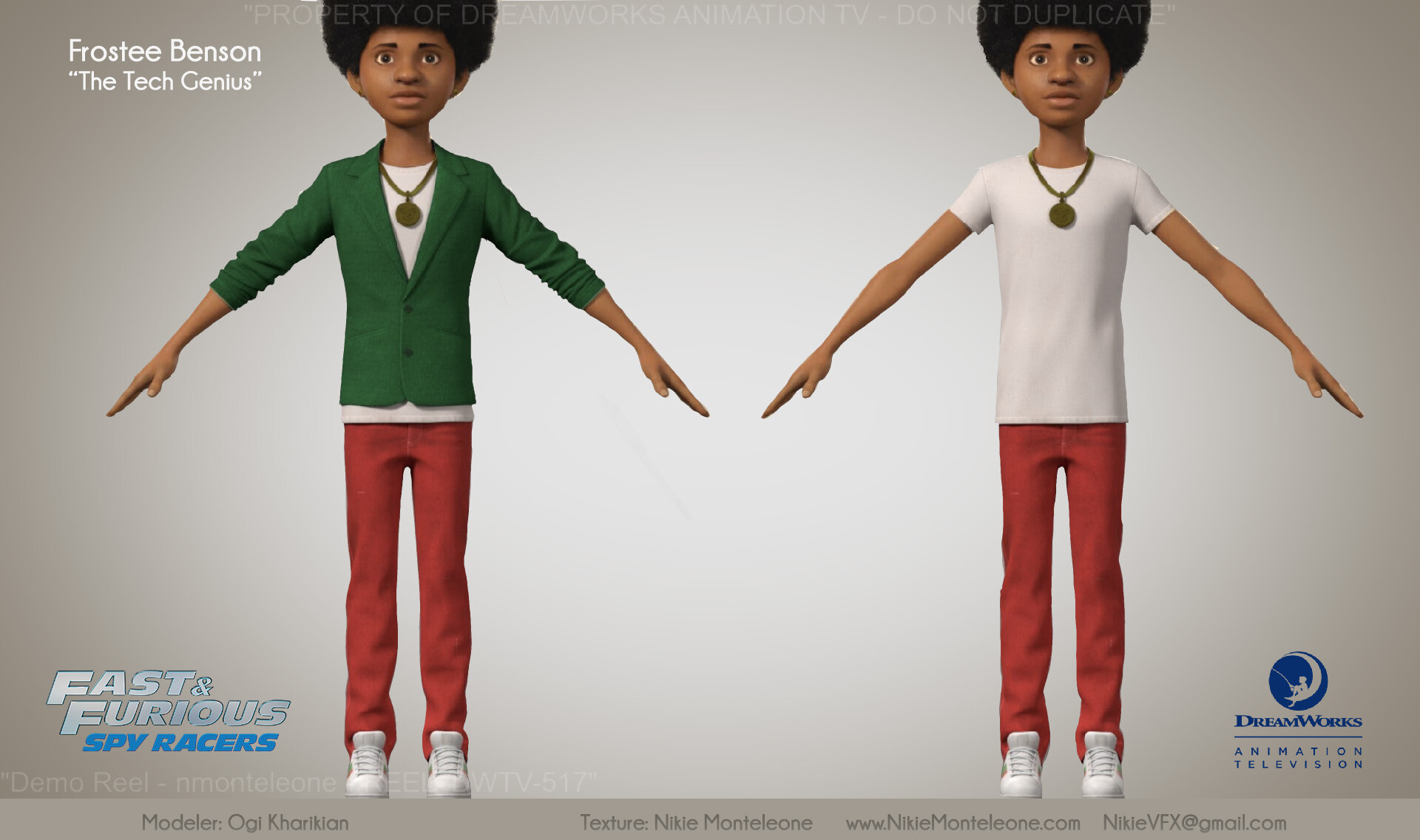 Nikie Monteleone - Fast & Furious: Spy Racers "Frostee Benson"