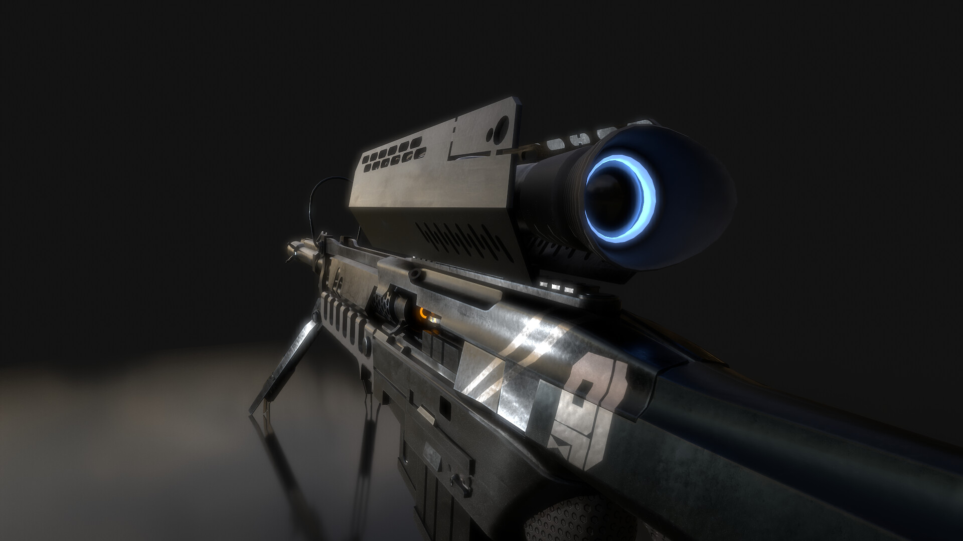 ArtStation - Combine Sniper Rifle