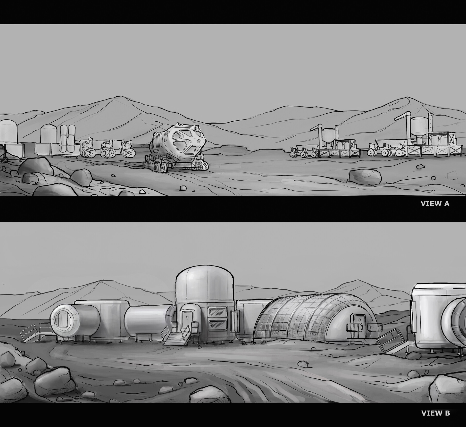 Nasa Line Drawing Models