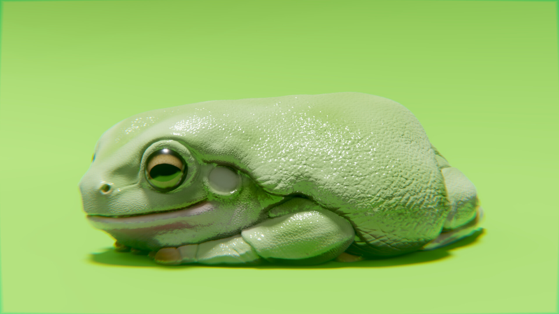 ArtStation - White Tree Frog