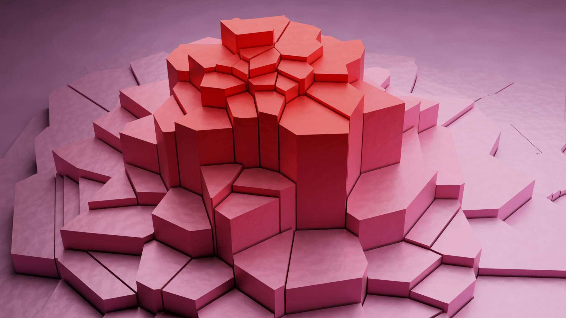 PurzBeats - Mount Voronoiuvis - (Sverchok: Voronoi to Mesh)