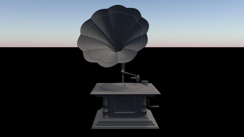 ArtStation - 3D Gramophone model
