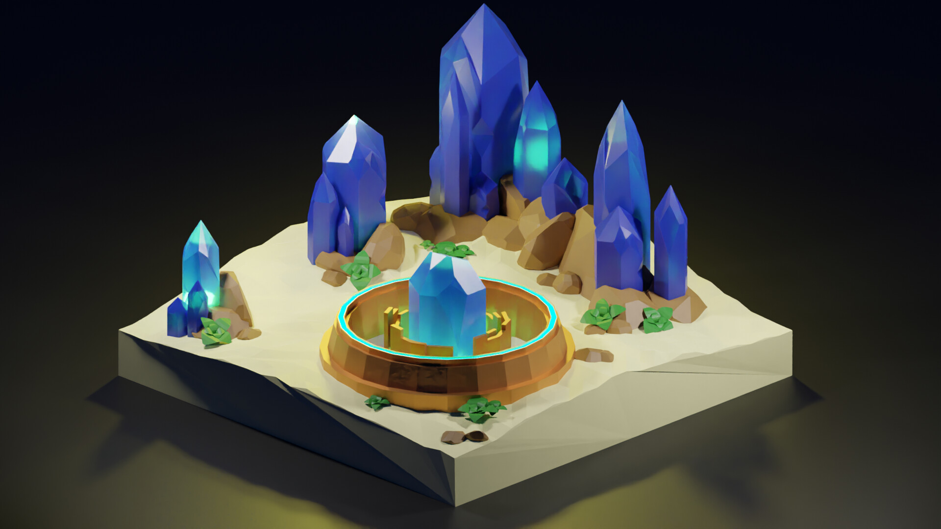 ArtStation - Crystal place