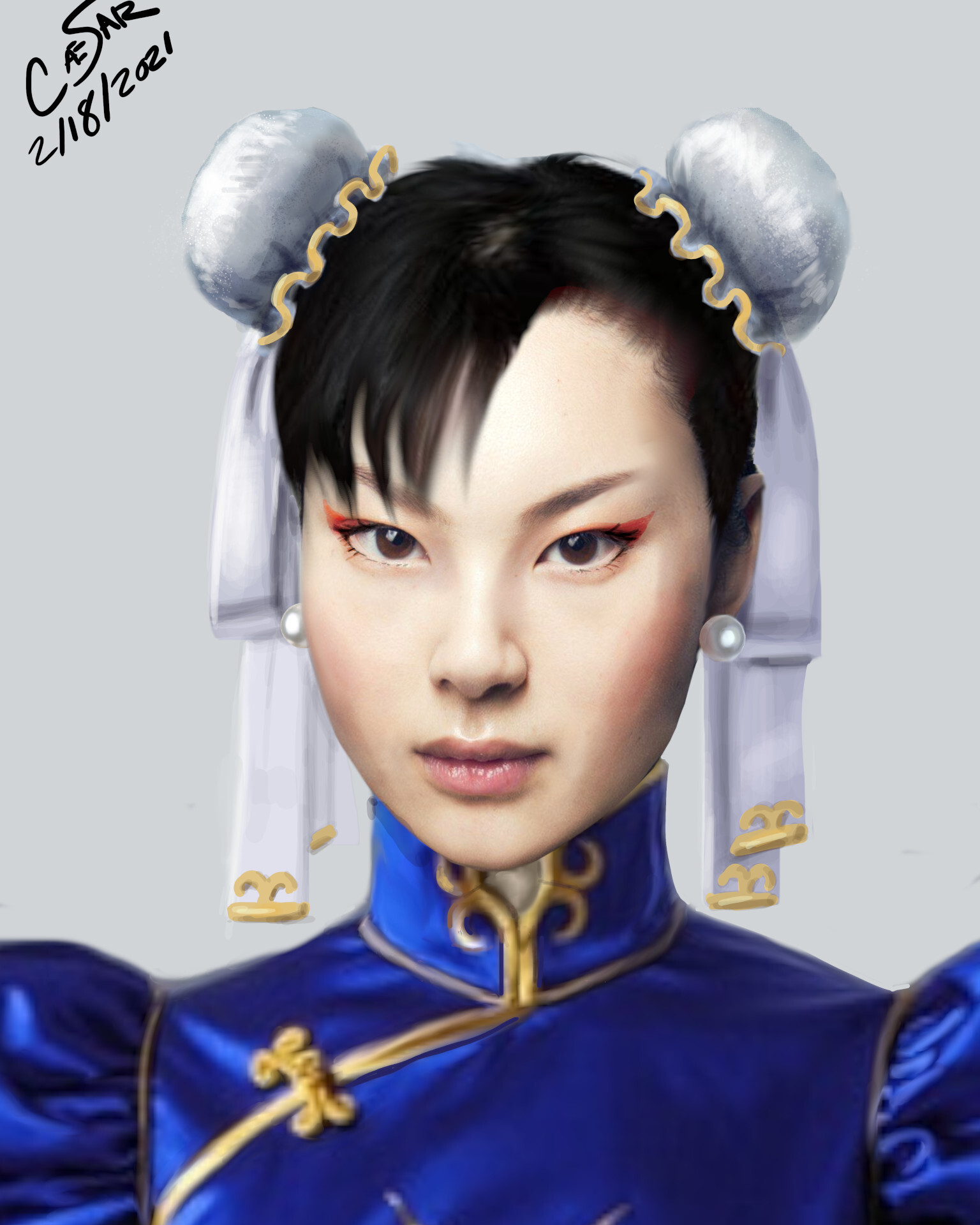 ArtStation - Realistic Chun Li Redraw
