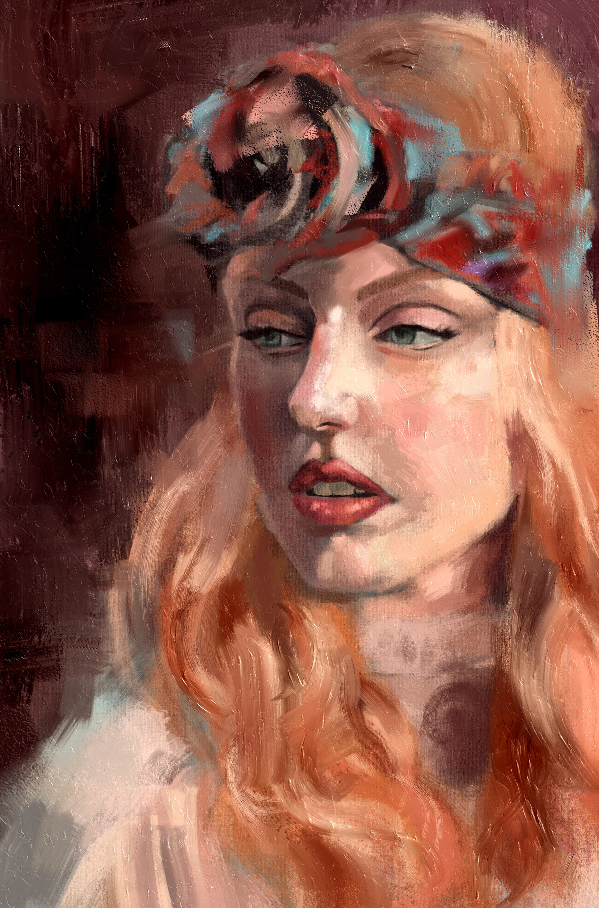 ArtStation - "La dona" woman portrait