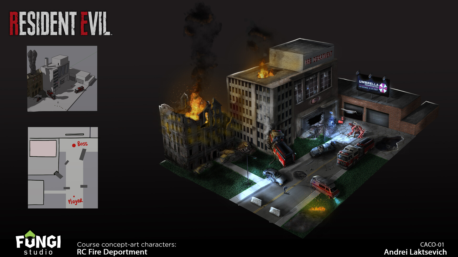 ArtStation - Boss fight location