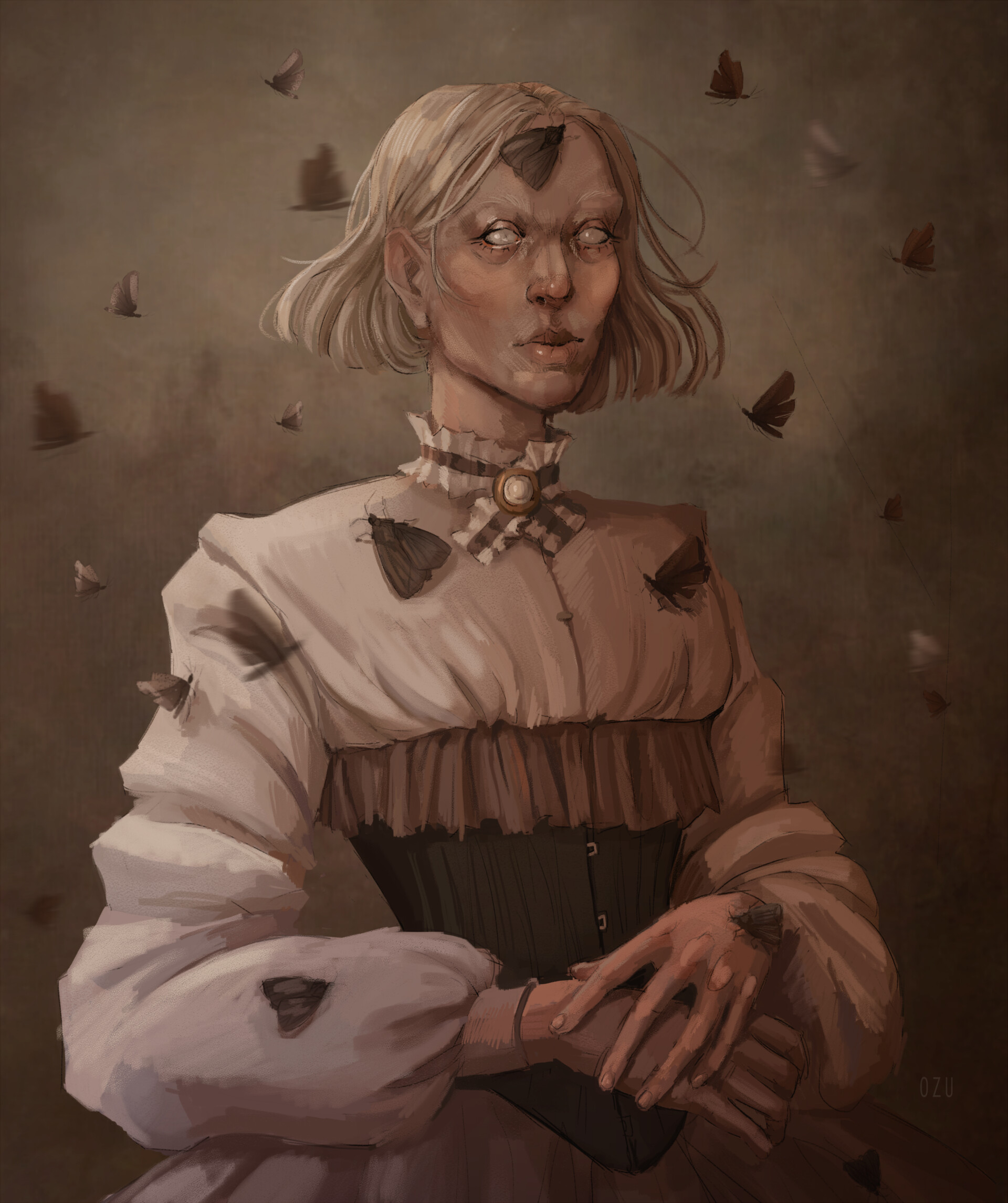 ArtStation - Moth Lady
