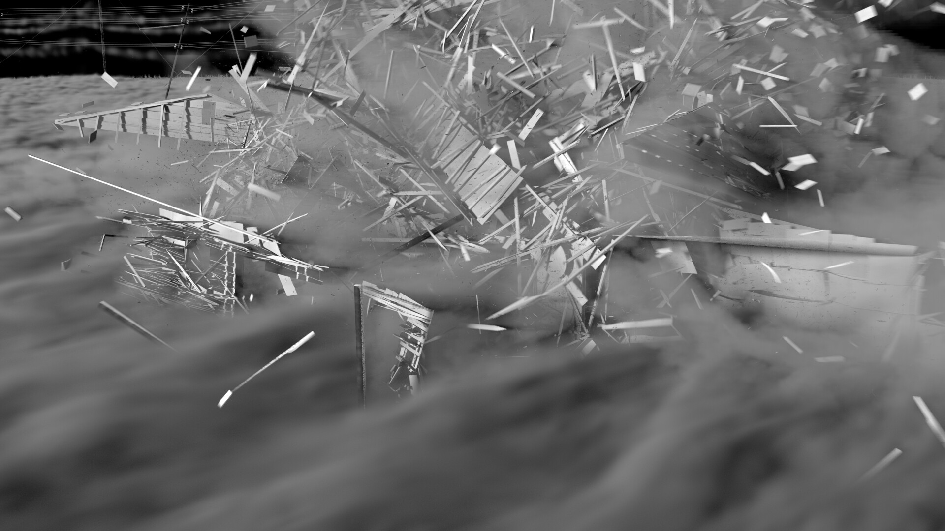 Edmond Boulet-Gilly - RBD - Operation Teapot Apple-2 Recreated in Houdini