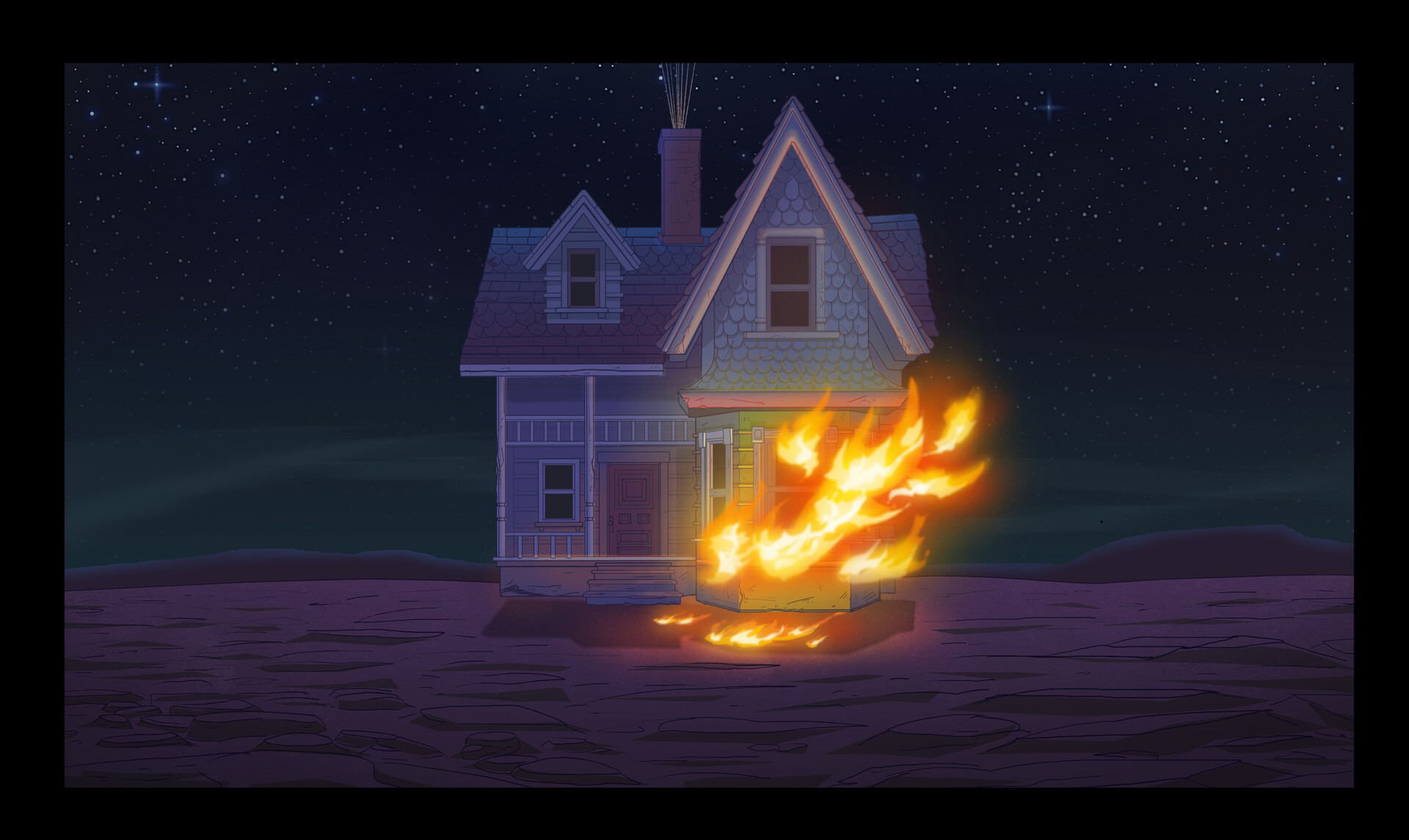 Rob Miller - UP - Pixar Remix / Background Design