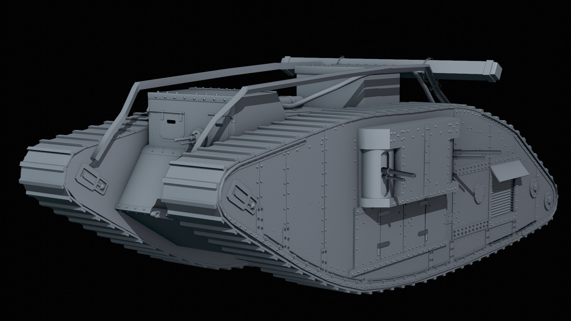 ArtStation - (Mark V tank)