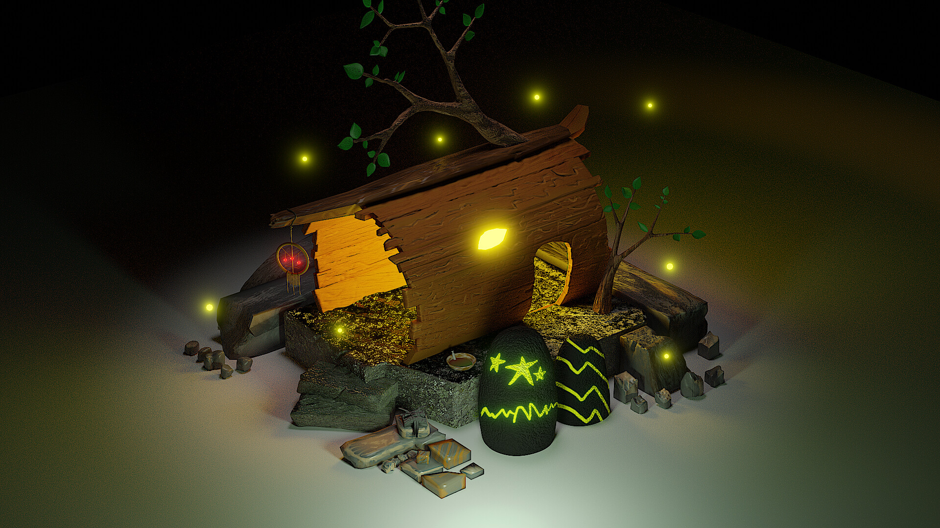 ArtStation - Shaman_house