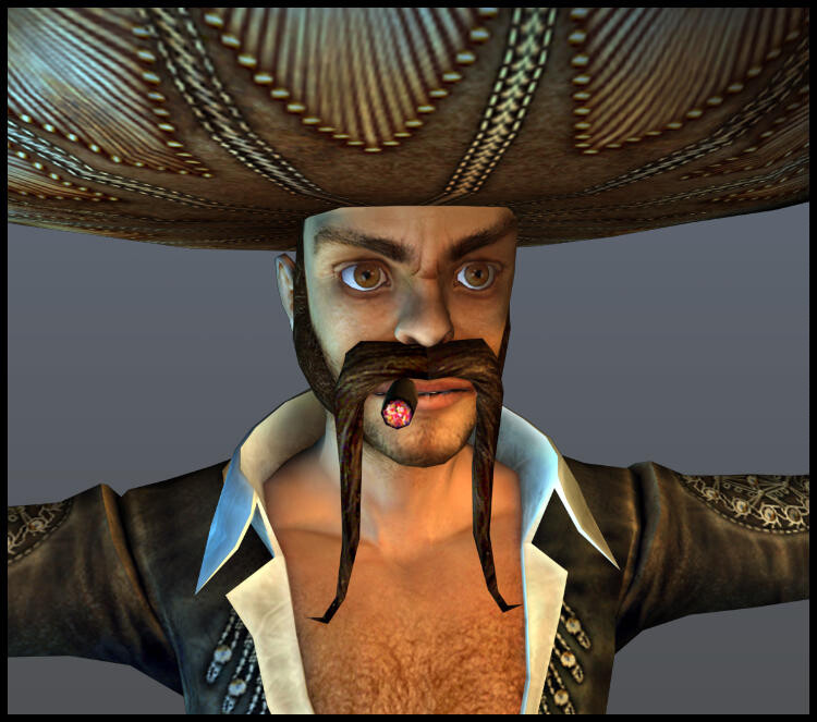 ArtStation - Don Pedro character textures