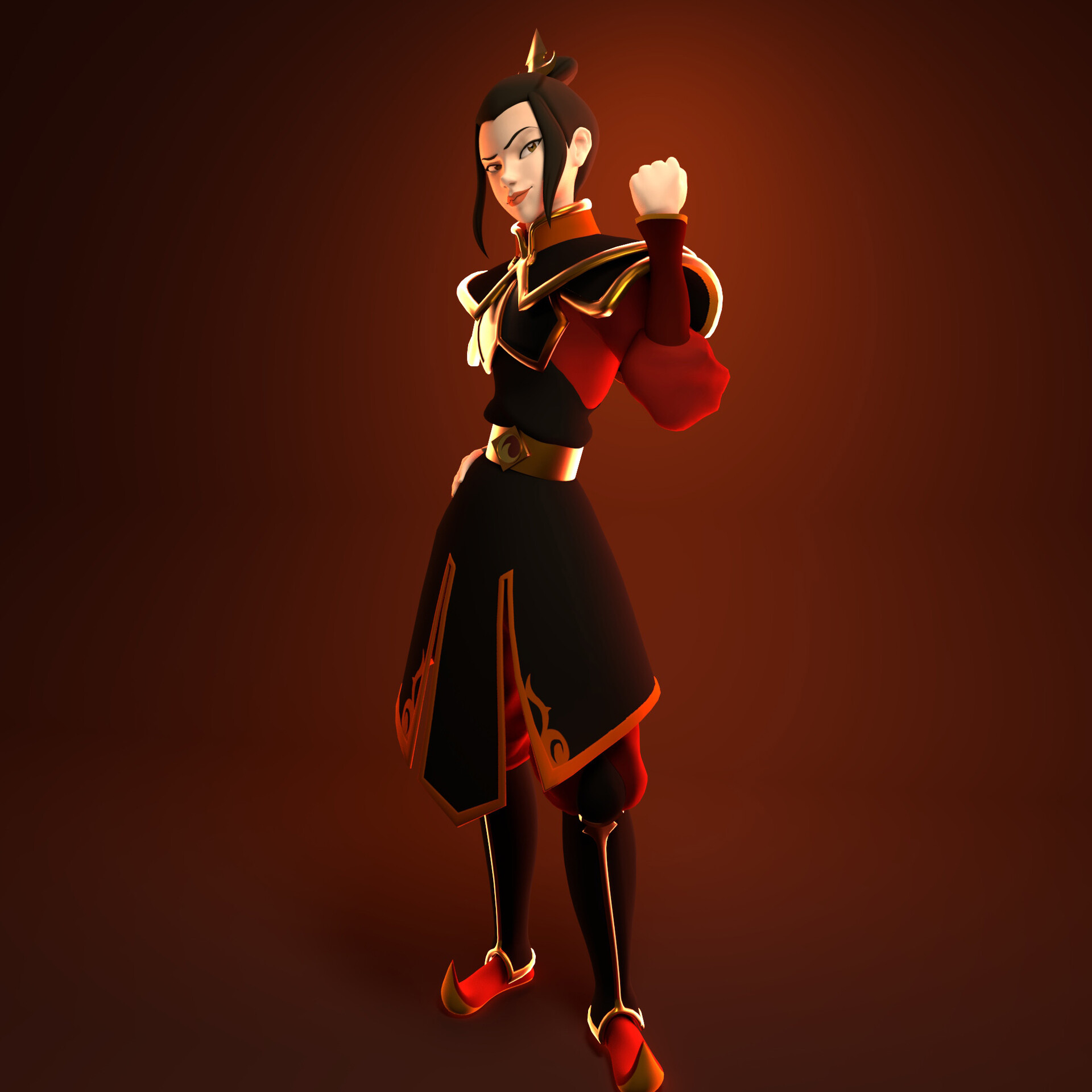 Serena Liu - Azula 3D Model | Avatar: The Last Airbender
