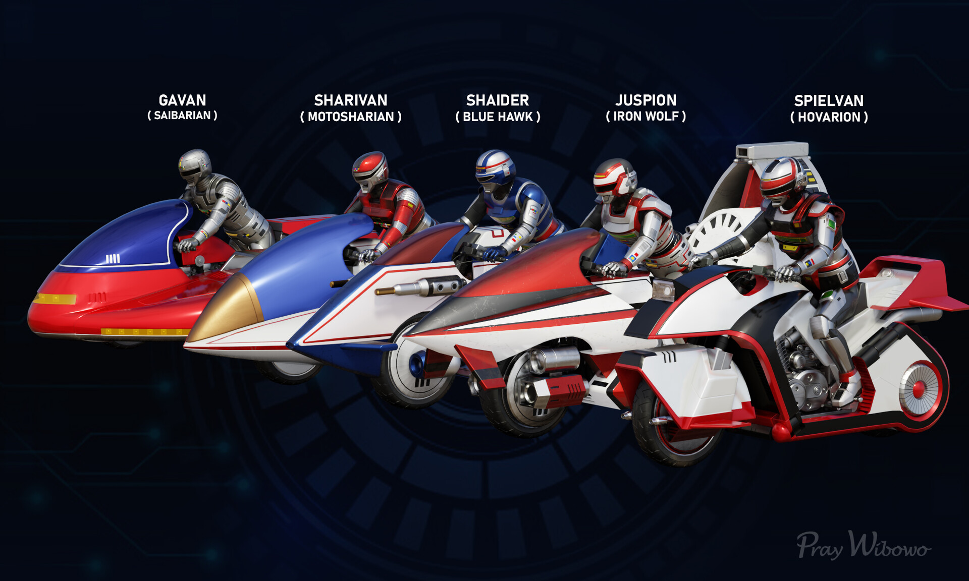 ArtStation - Metal Hero Motorcycle