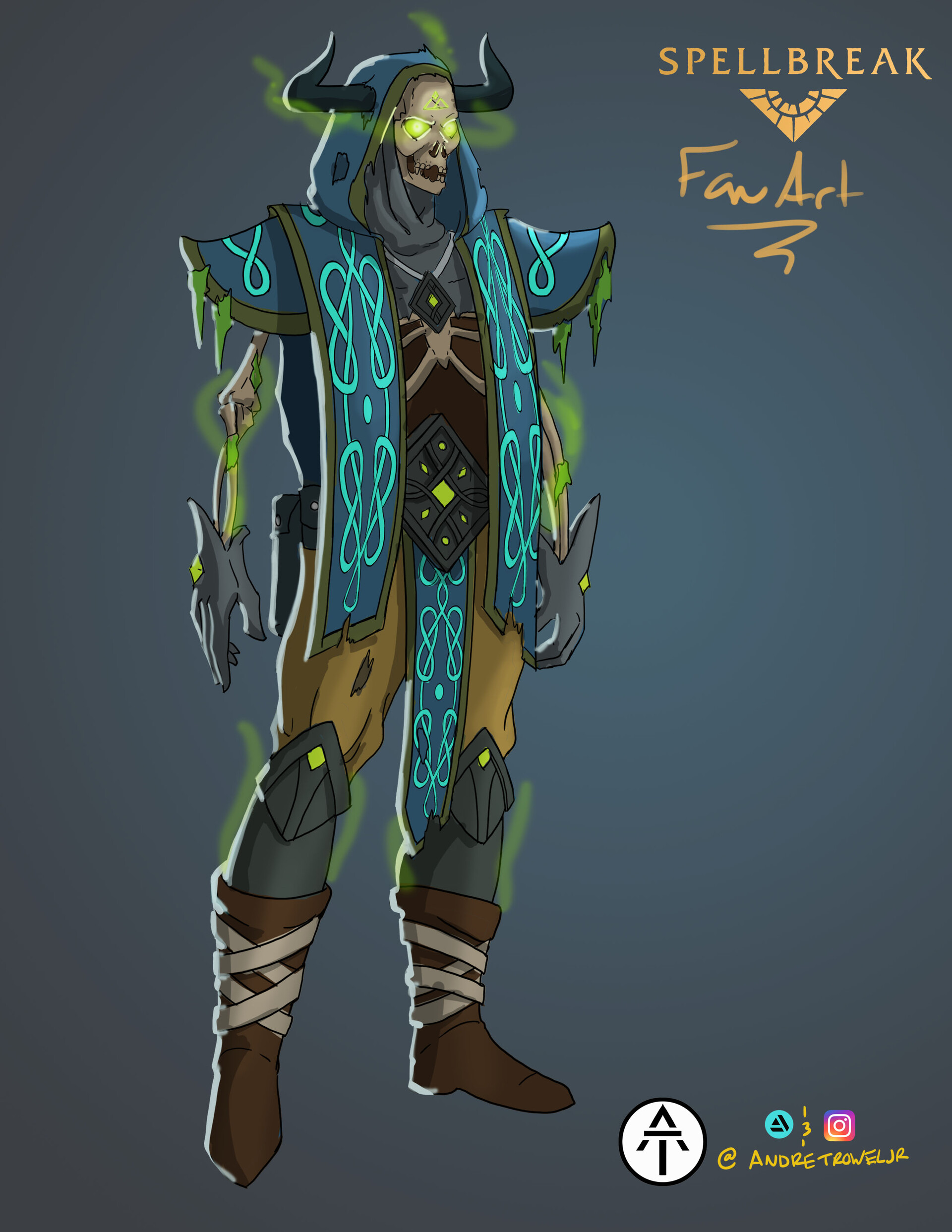 ArtStation - Dragur Breaker Spellbreak Fan Art