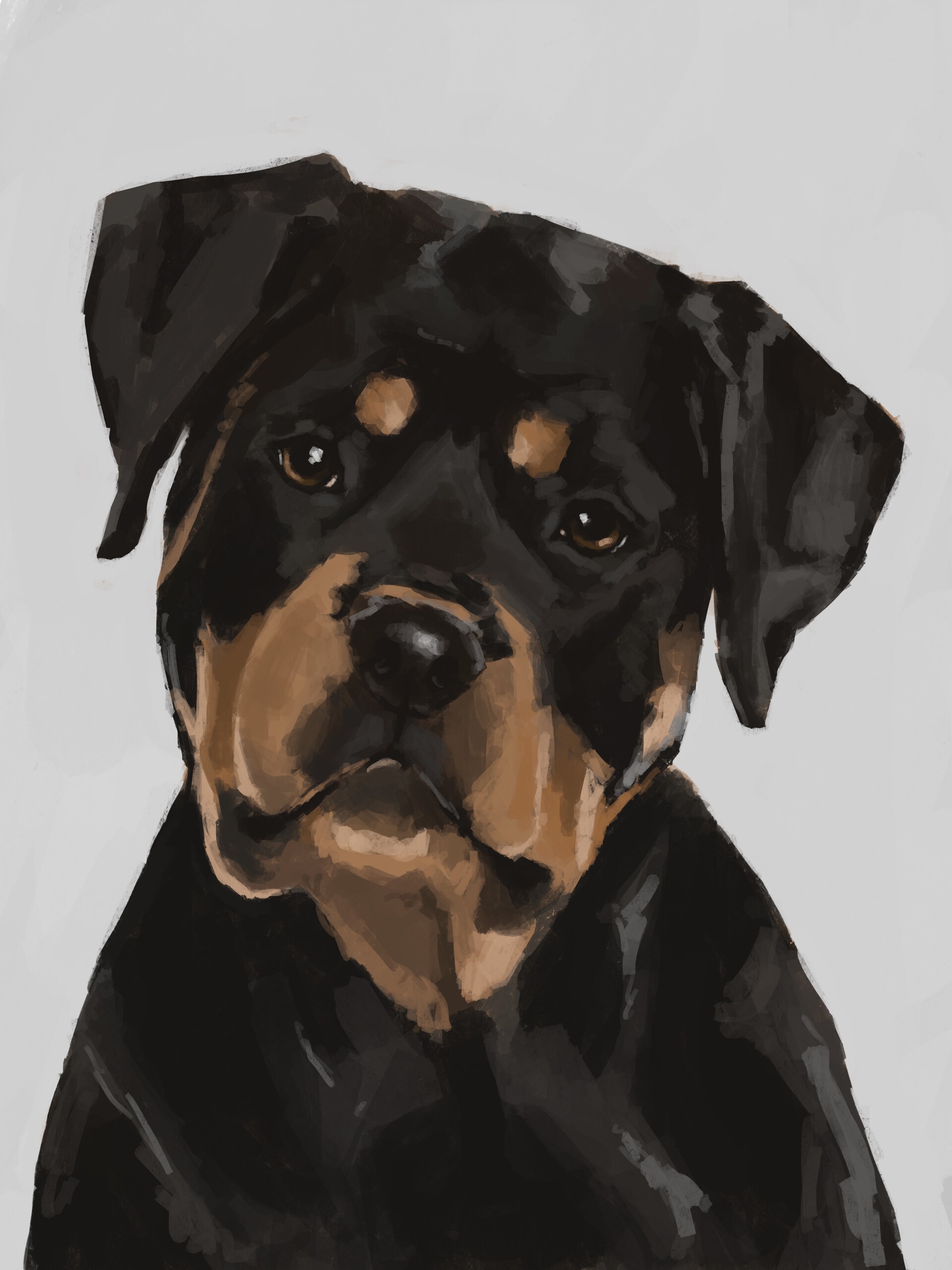 ArtStation - Rottweiler 1