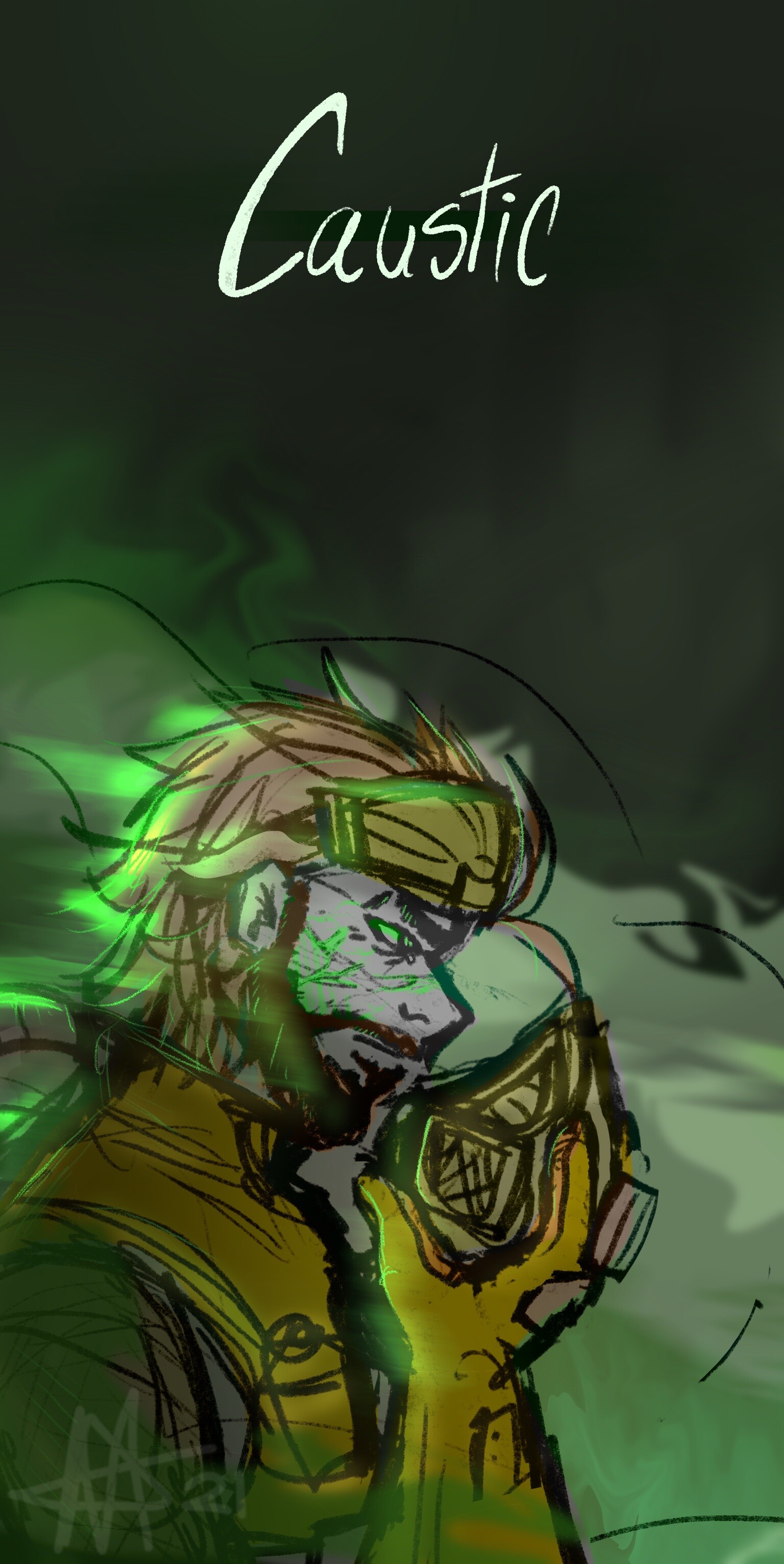 ArtStation - Caustic Concept art (Apex Legends)