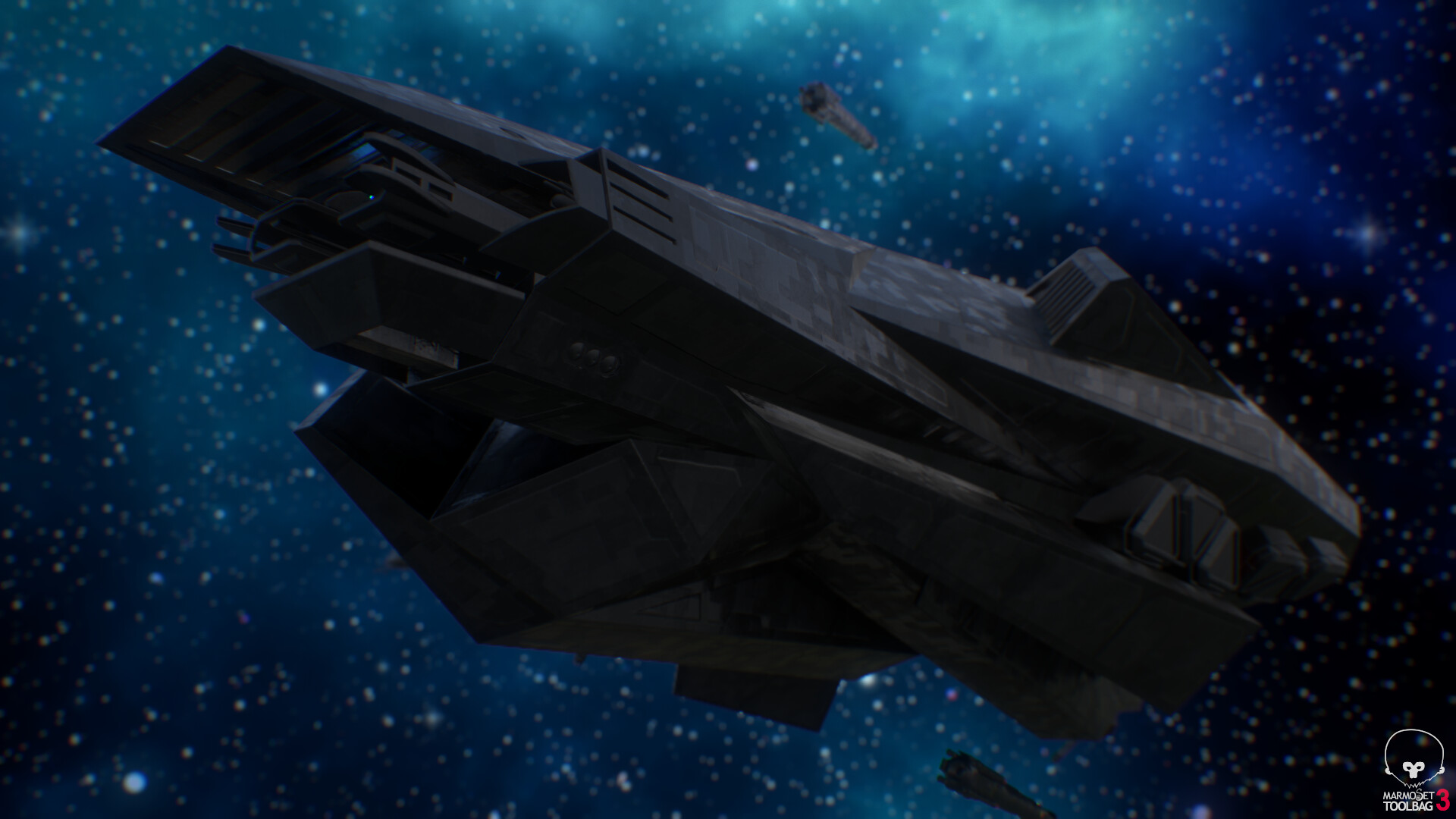 Anton Perfilev - Amun-Ra Class Stealth Ship "Anubis" [The Expanse]