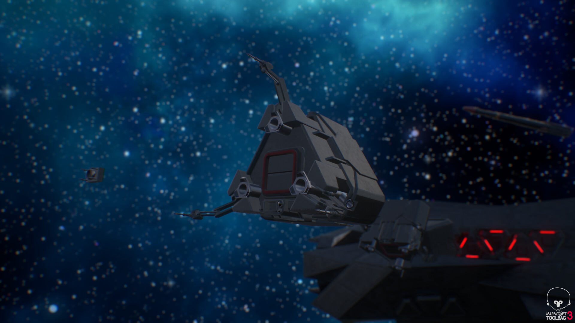 Anton Perfilev - Amun-Ra Class Stealth Ship "Anubis" [The Expanse]