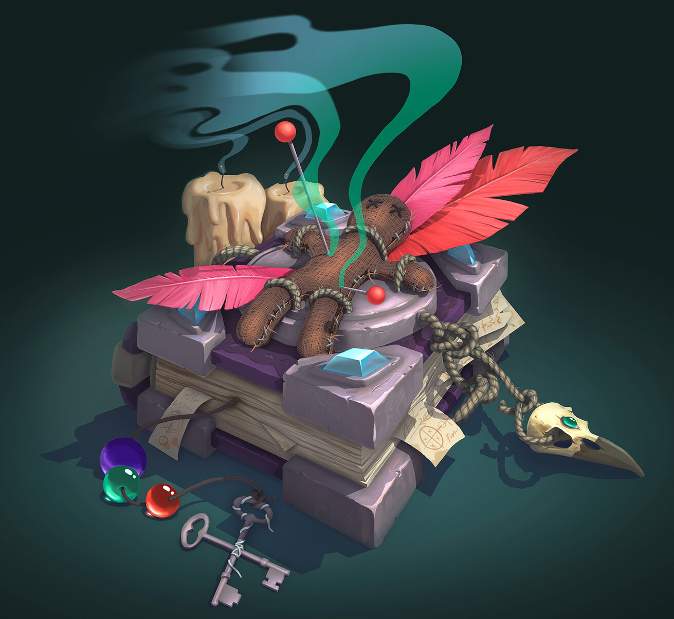 ArtStation - Voodoo Book