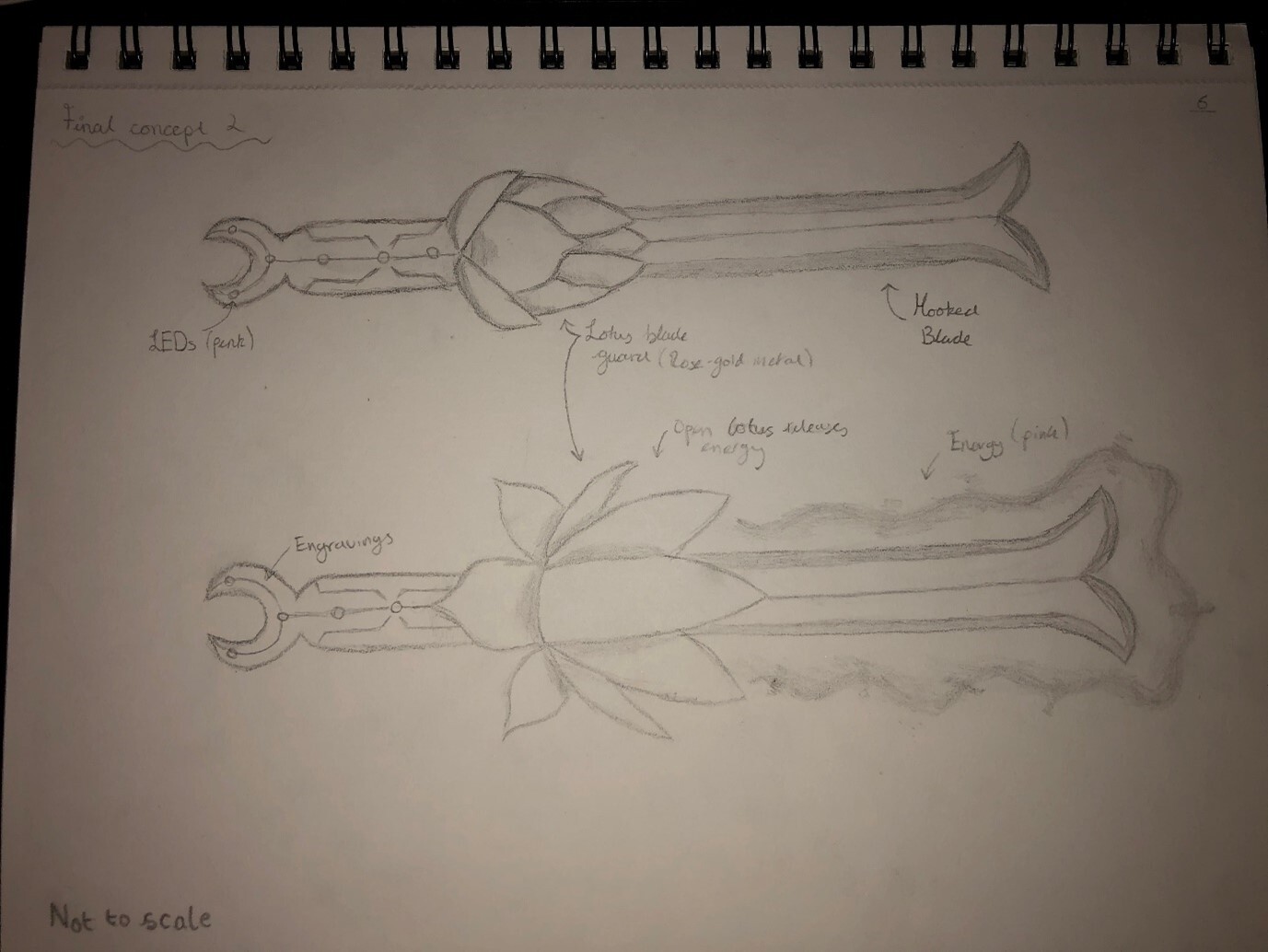 Amelia Sunderland - Sci-Fi Sword Concepts