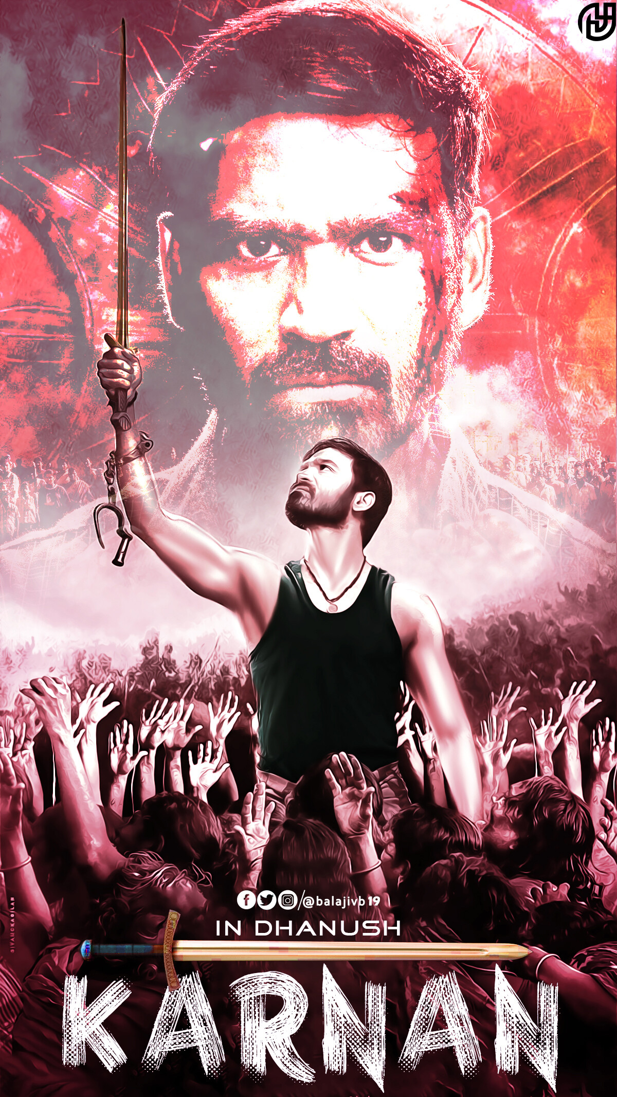 ArtStation - karnan Poster In Dhanush