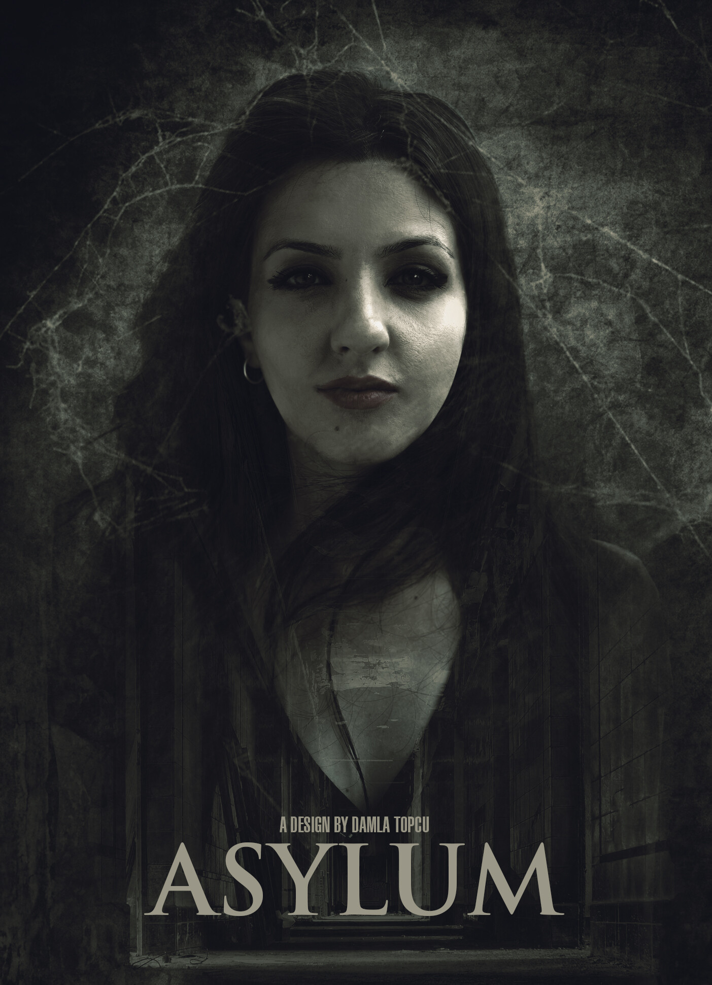 ArtStation - Asylum Poster Design By Damla Topcu