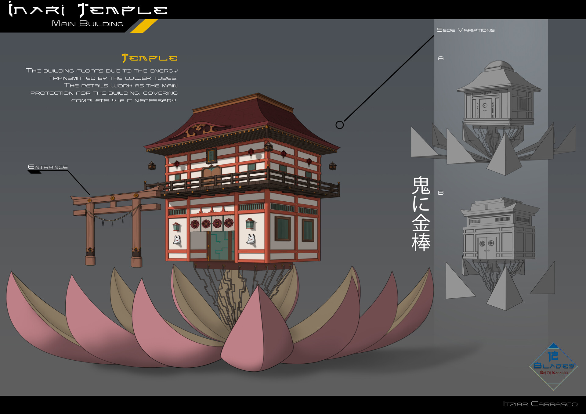 ArtStation - Temple & vehicle design