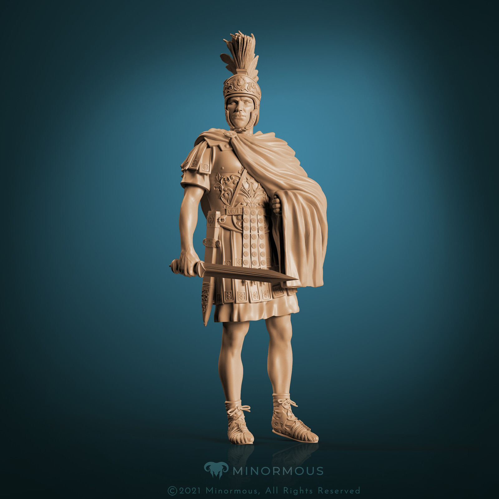 Iván García - Praetorian Centurion - 75mm Pose 2