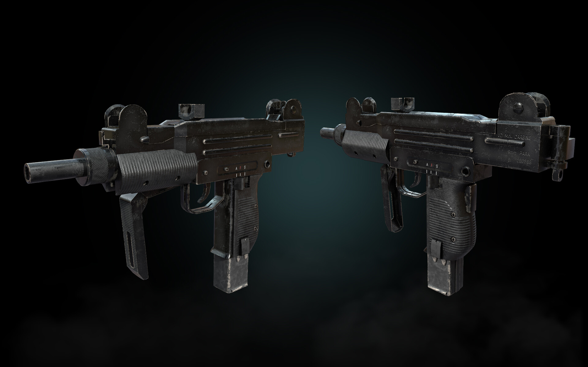 ArtStation - Mini Uzi