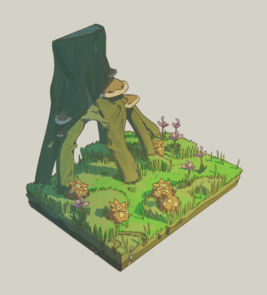 Ghislain GIRARDOT - Unreal Engine Props - Stylized Trees