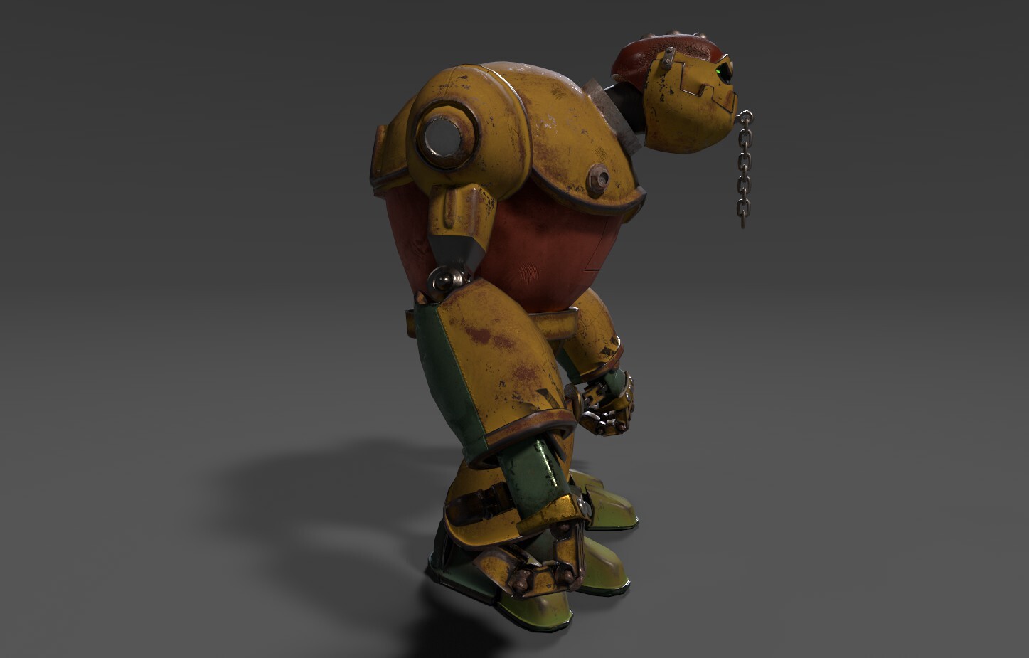 Laurédane Collin - 'Mongrol' ABC Warriors 3D Model