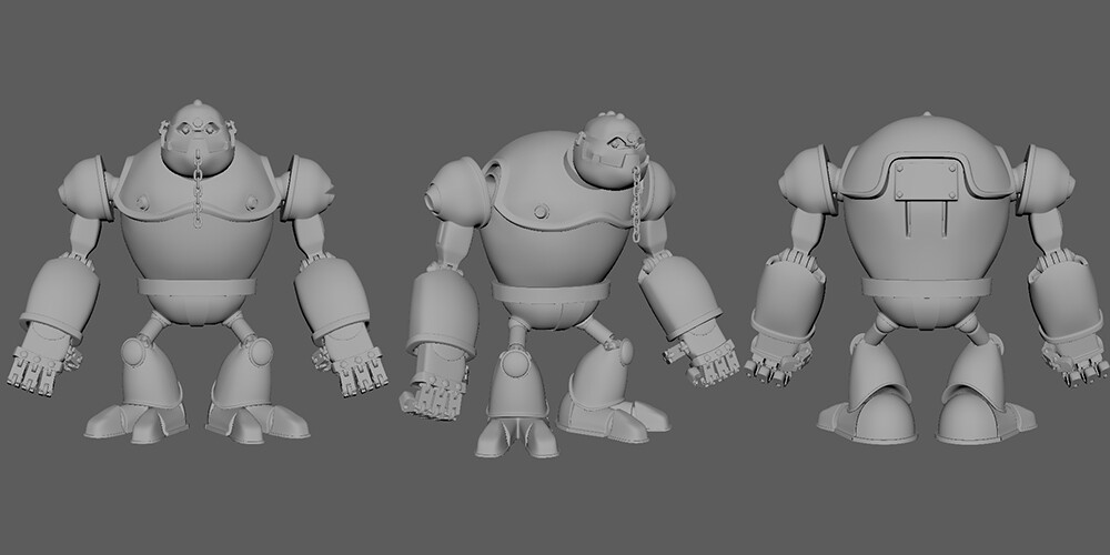 Laurédane Collin - 'Mongrol' ABC Warriors 3D Model