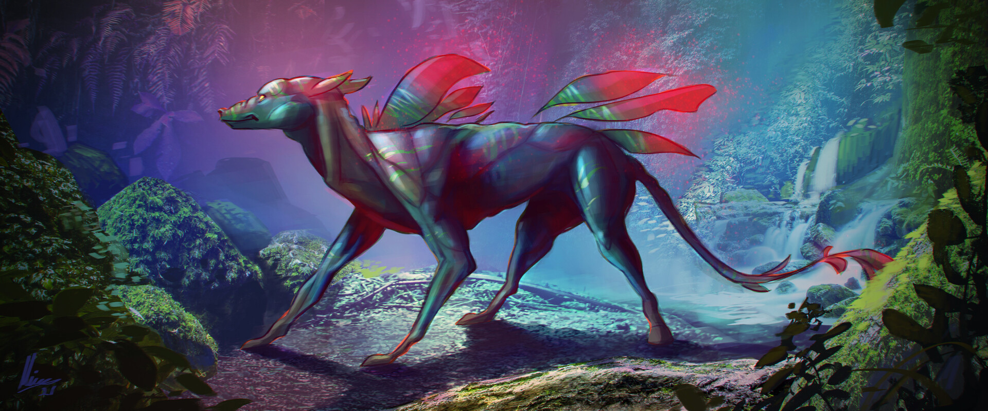 ArtStation - Alien Dog Creature Design