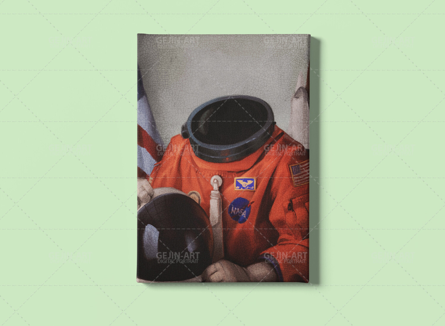 Large Astronaut Template