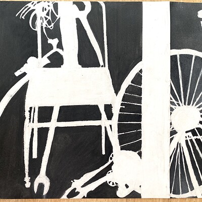 Negative Space Drawing Still Life