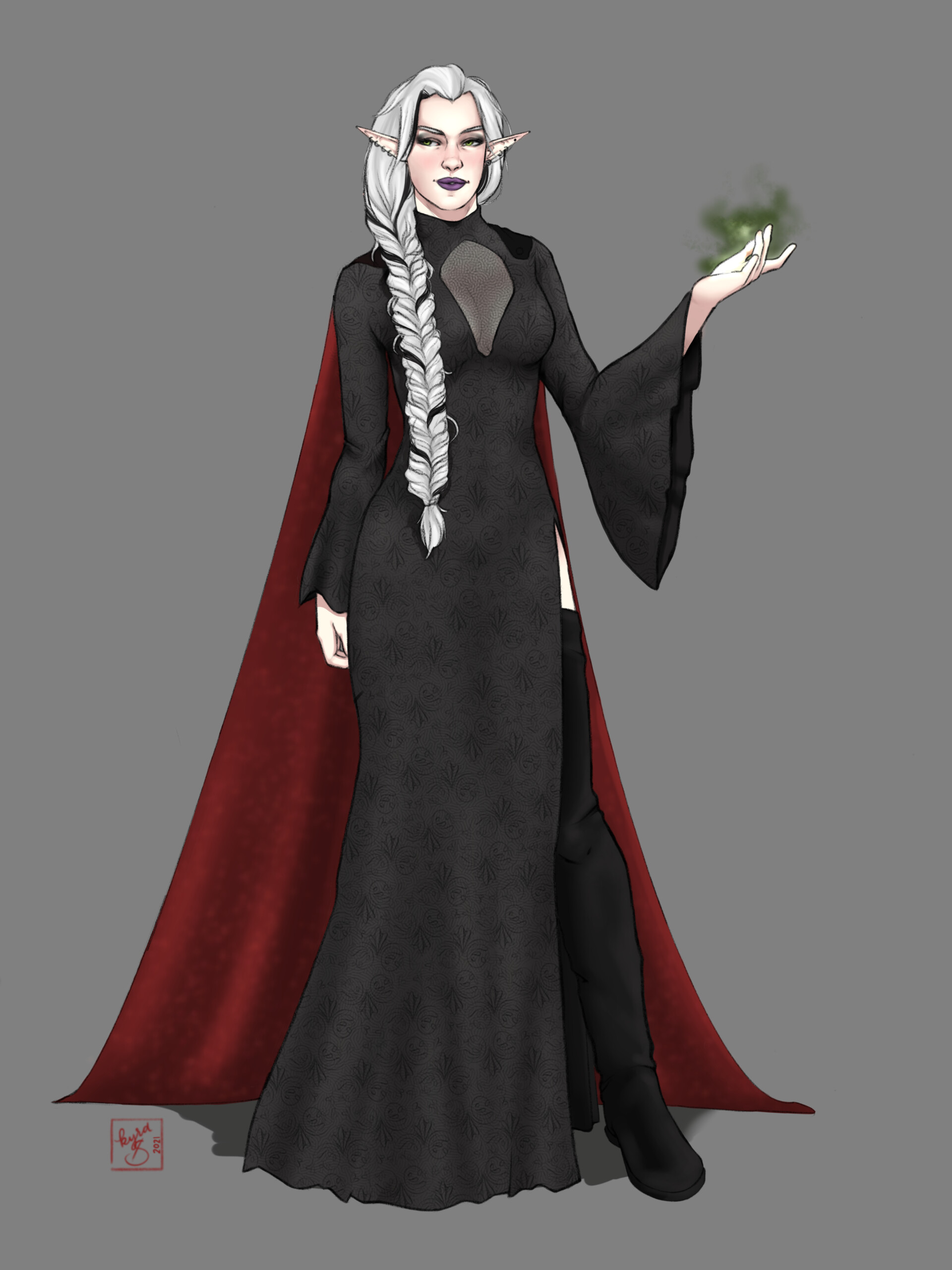 ArtStation - Elven Necromancer