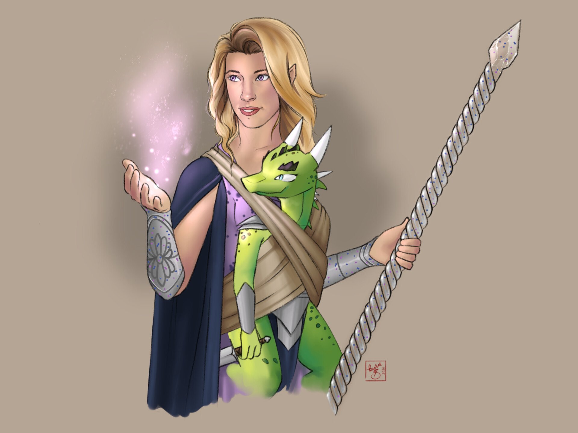 ArtStation - Wizard with Kobold