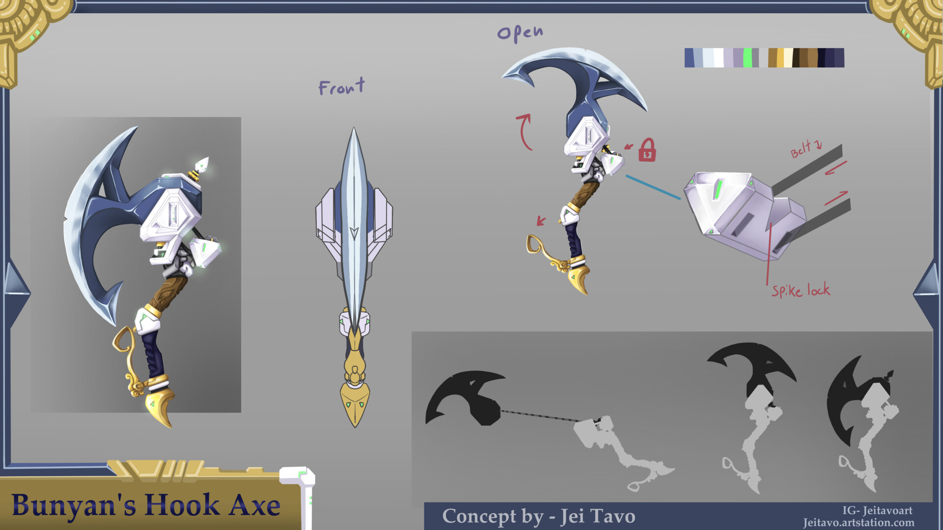ArtStation - Bunyan's Hook Axe