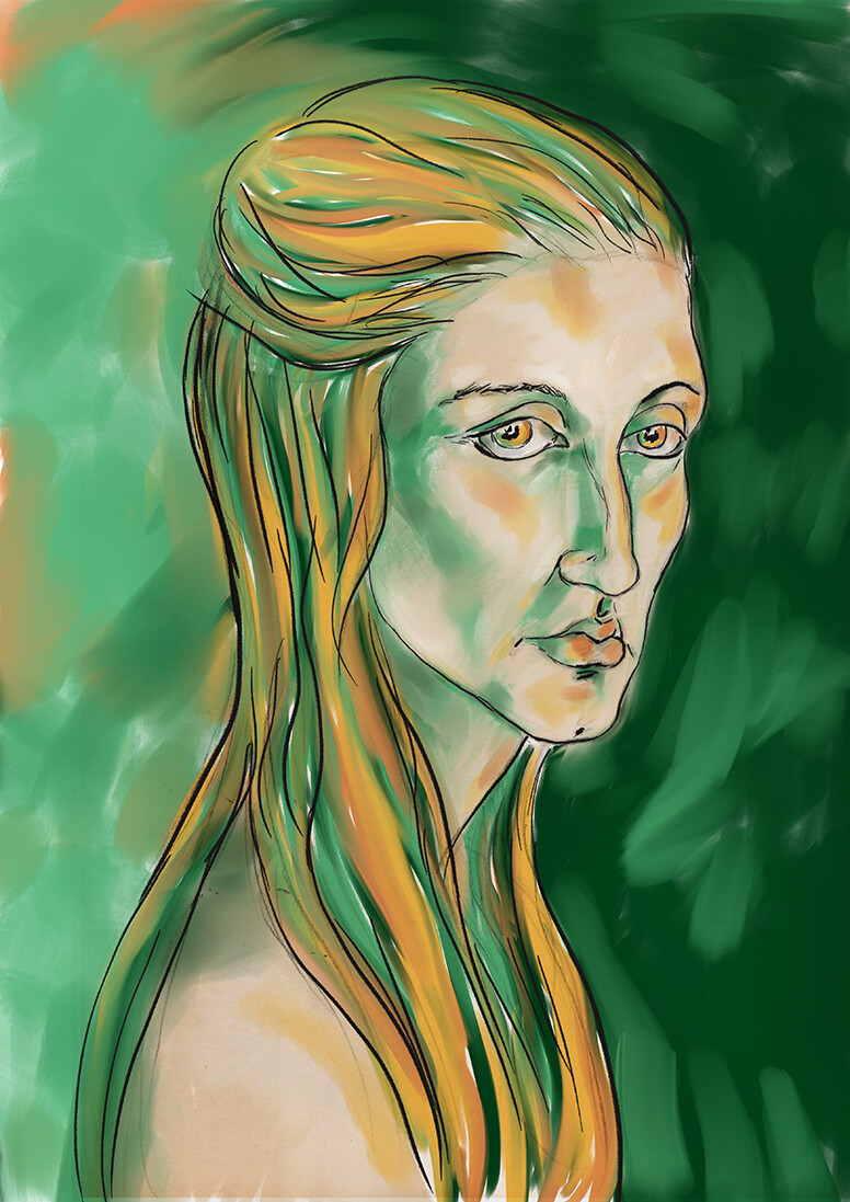 ArtStation - Sad girl