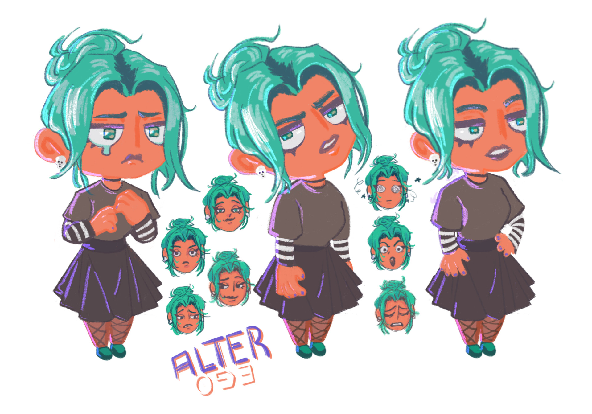 ArtStation - Character Design- Faye, "Alter Ego"