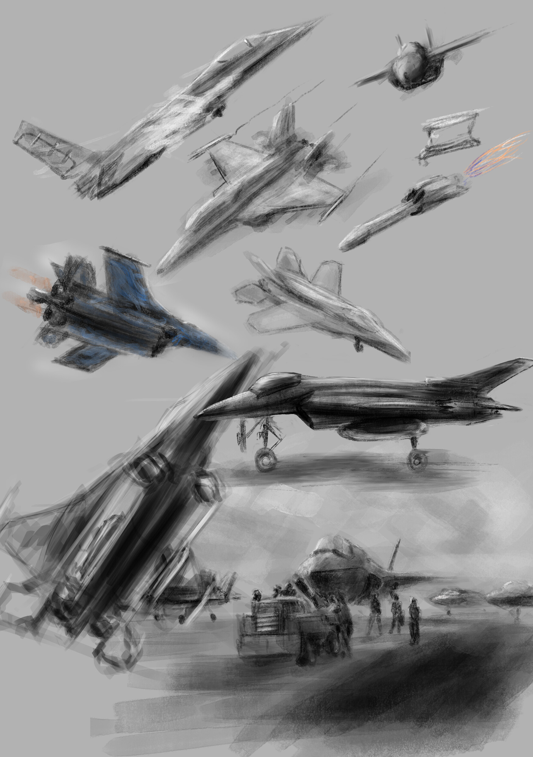 ArtStation - Fighter Jet Study