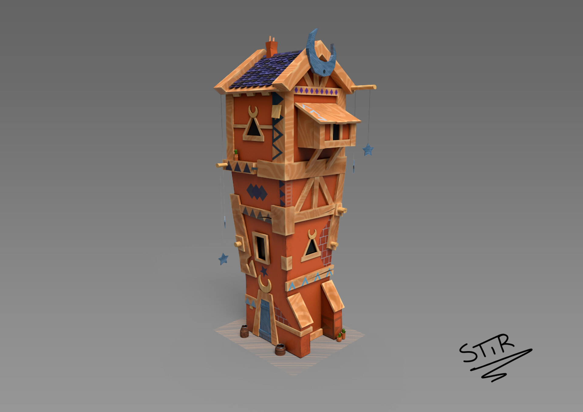 ArtStation - Moon House