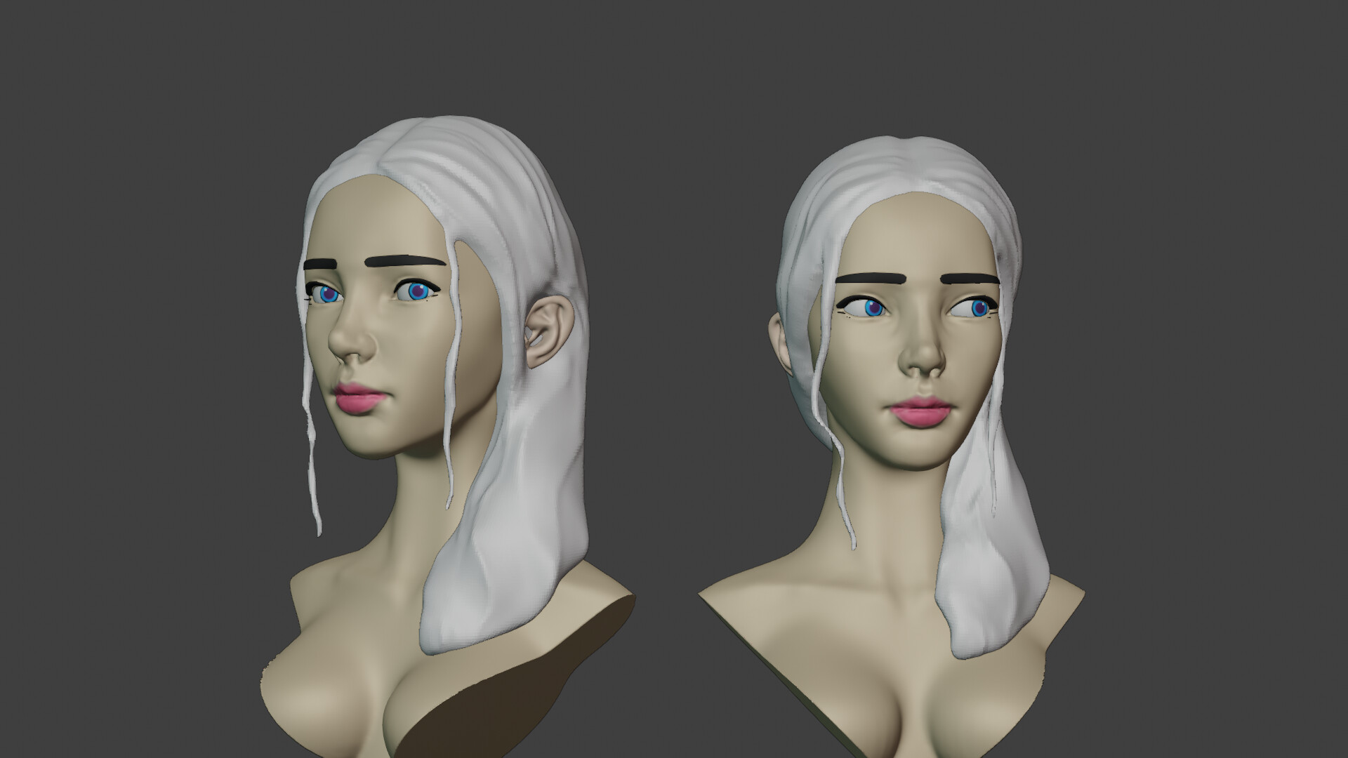 ArtStation - Female Head Practice