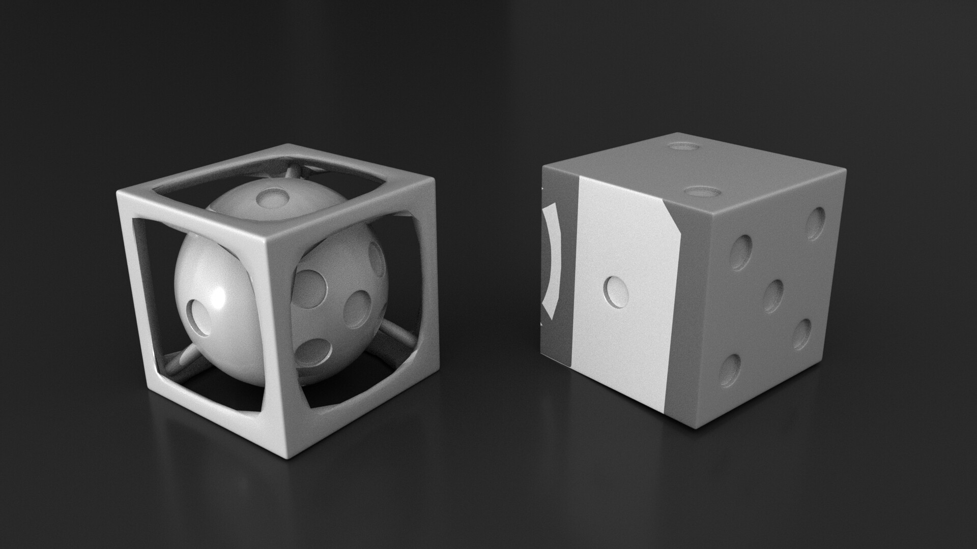 ArtStation - Standard & Unique Dice Model