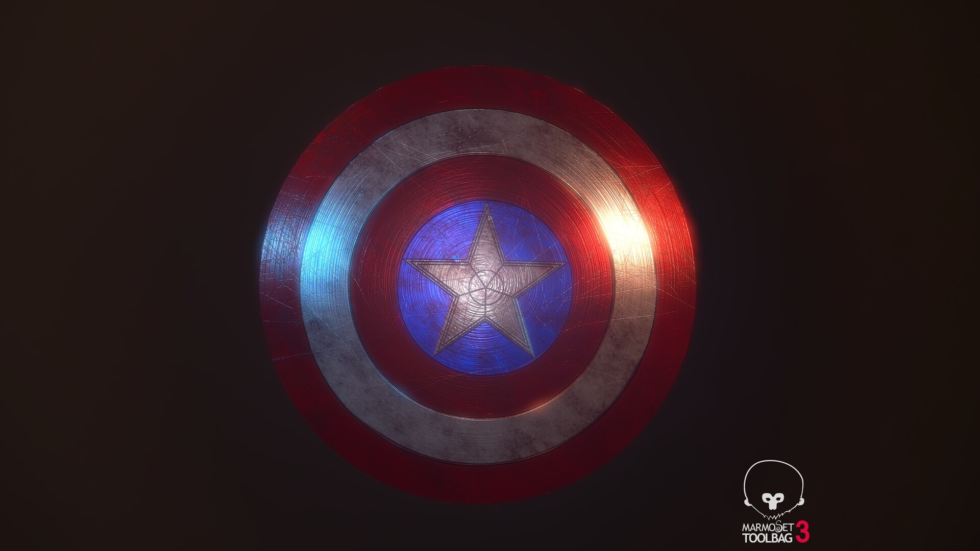 ArtStation - Captain America's shield