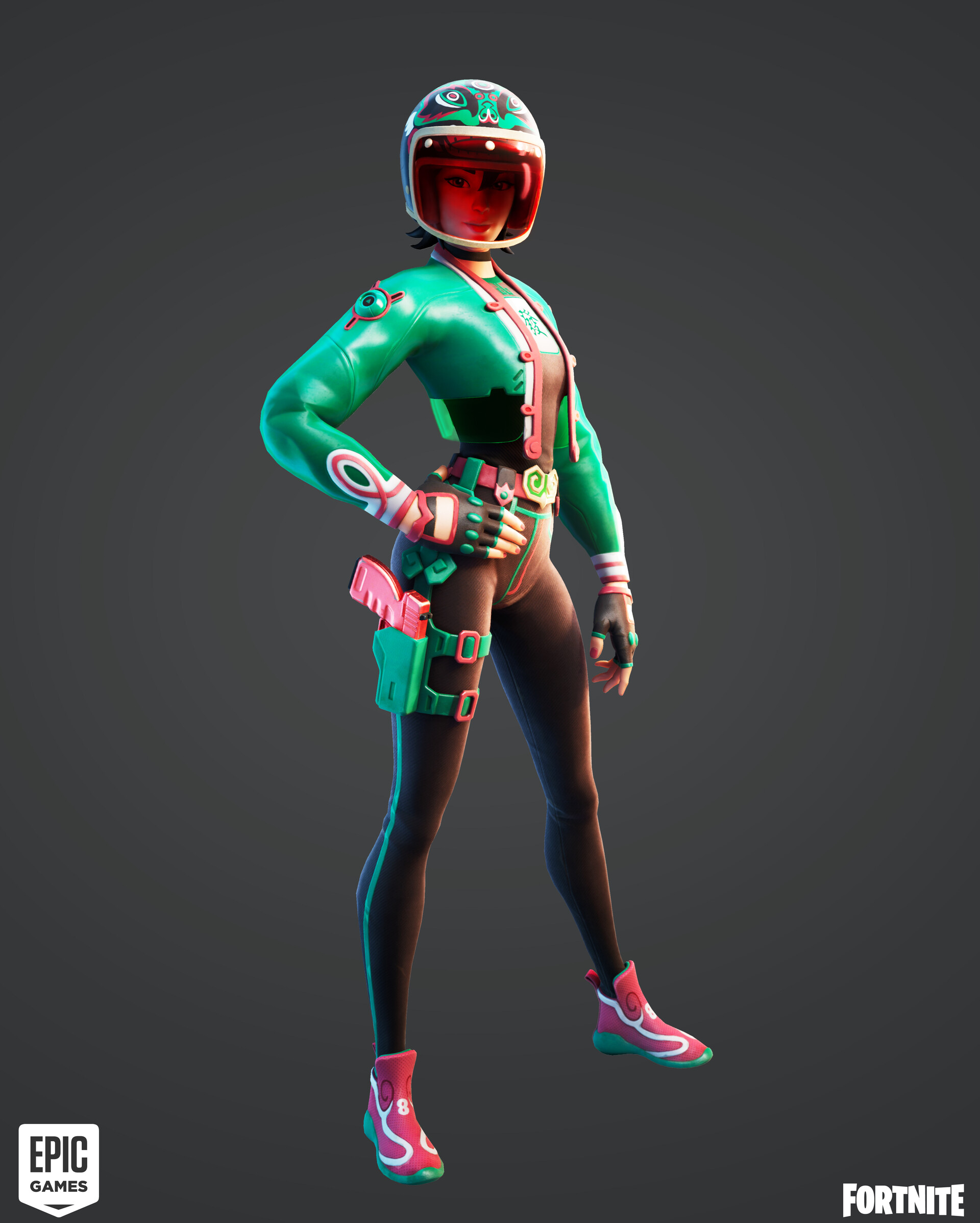 zulong.H - Fortnite Jade Racer Skin