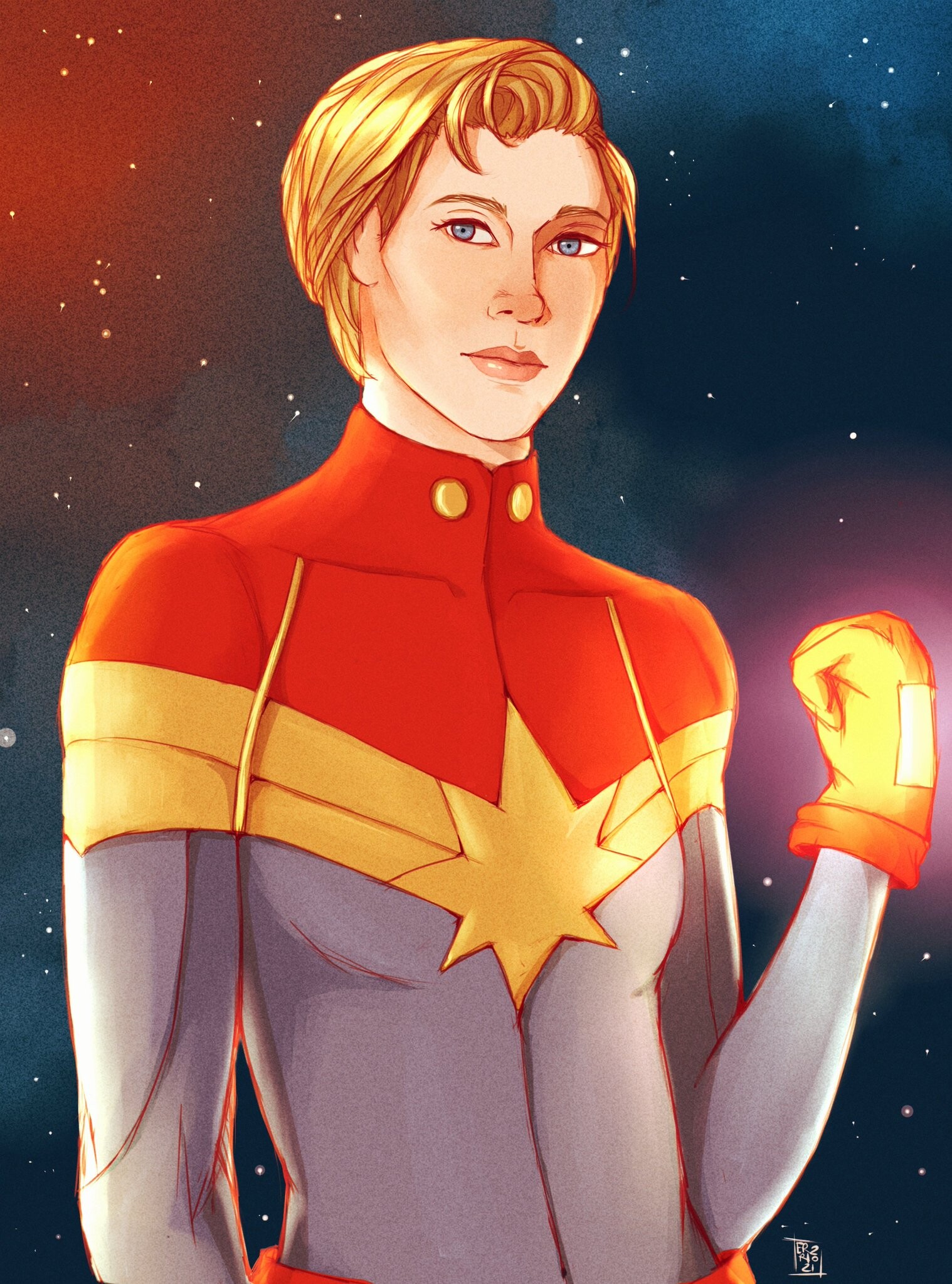 ArtStation - Captain Marvel