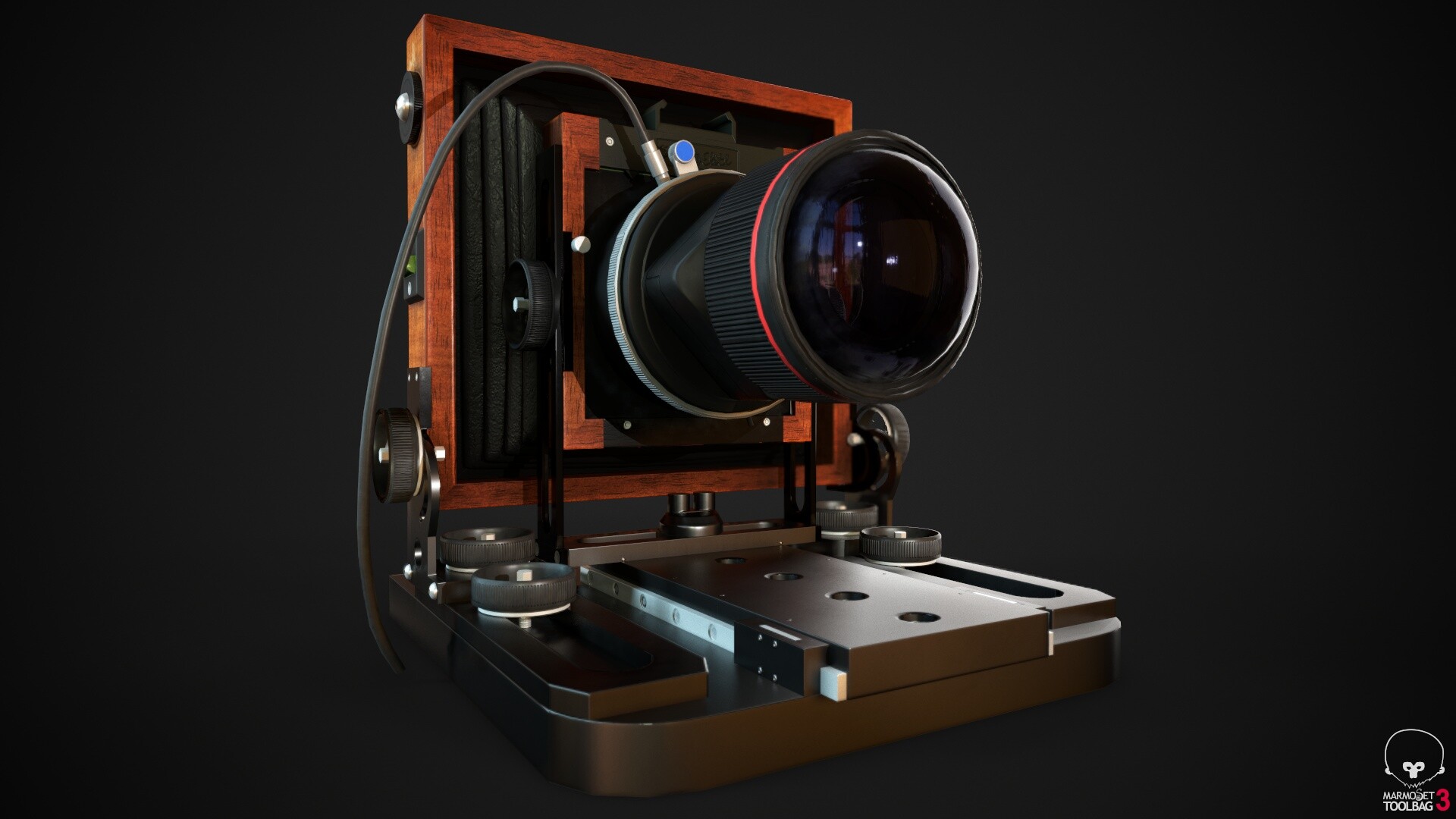 ArtStation - Large format film phtography - Camera